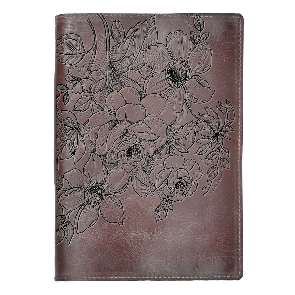 Genuine Leather A4 Notebook - Rose Illustrated | Shop Today. Get it ...