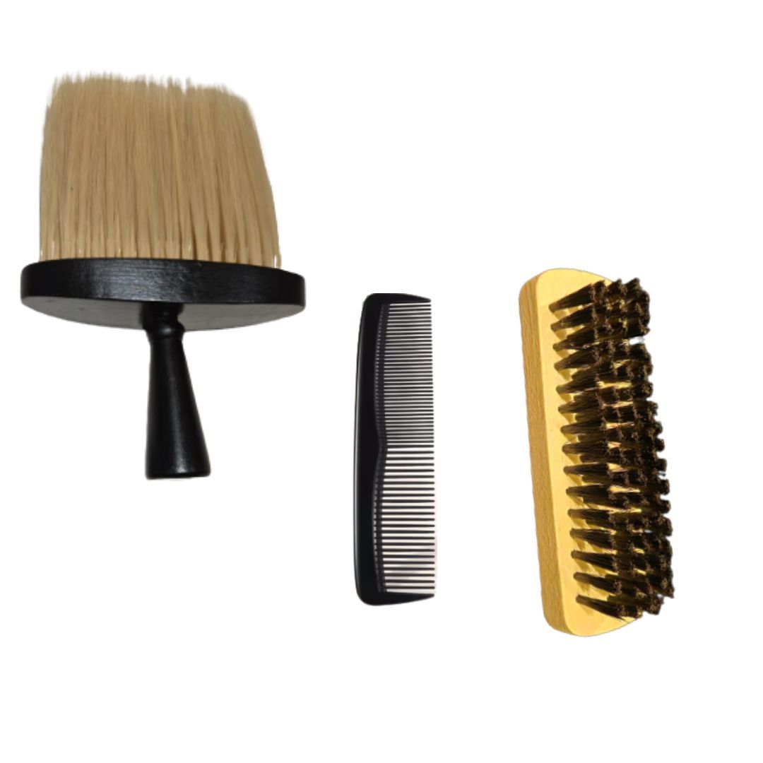 Grooming Essentials Kit - Pocket Comb, Neck Duster & Beard Brush | Shop ...