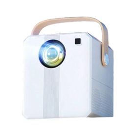 Ultra HD 4K Mini Smart Projector With Advanced 5G Connectivity - White ...