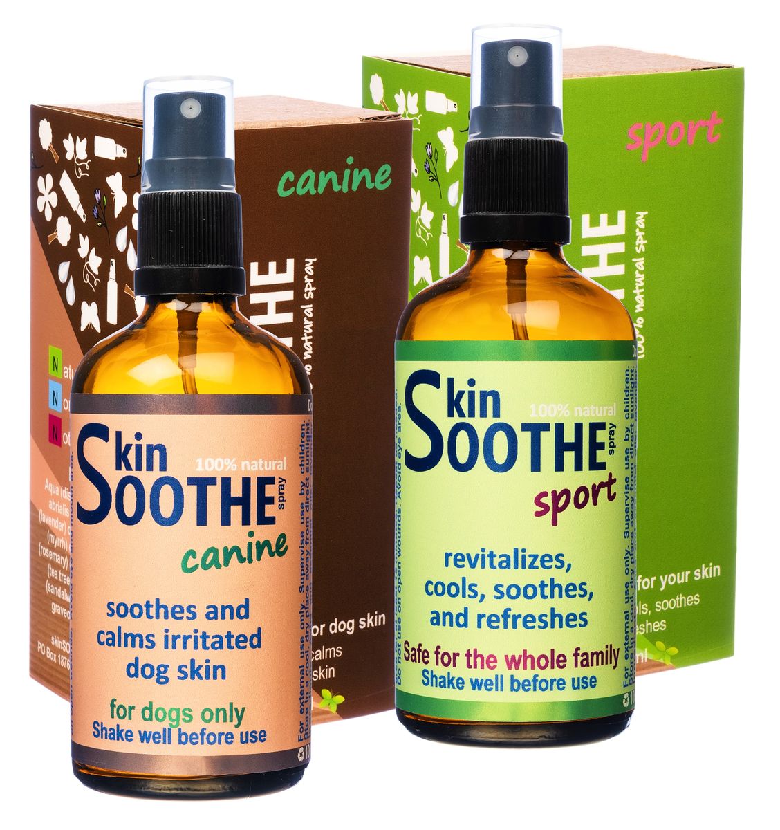 skinSOOTHE Combo (Canine, Sport) - for exposed skin and limbs - 2x100ml | Shop Today. Get it ...