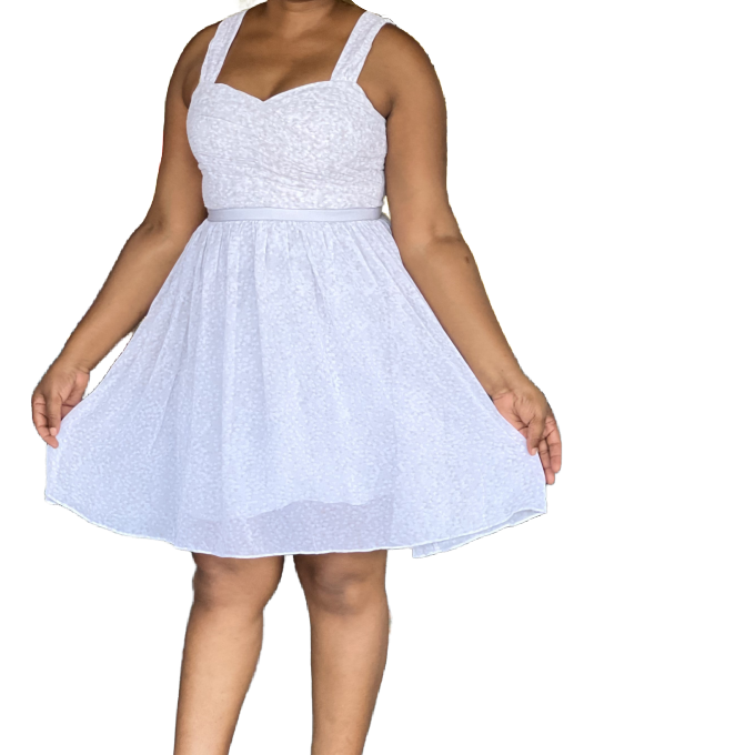 Elegant Light Grey Printed Design Soft Dress | Shop Today. Get it ...