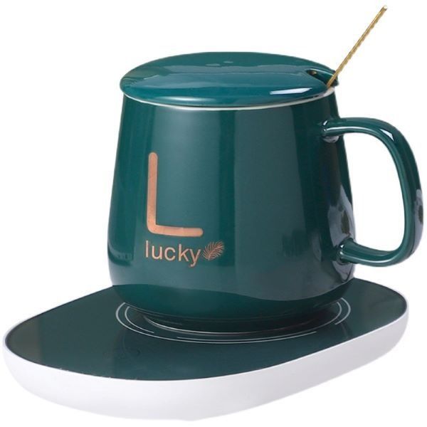 Ceramic 1 L Lucky Smart Coffee Mug With Saucer | Shop Today. Get it ...