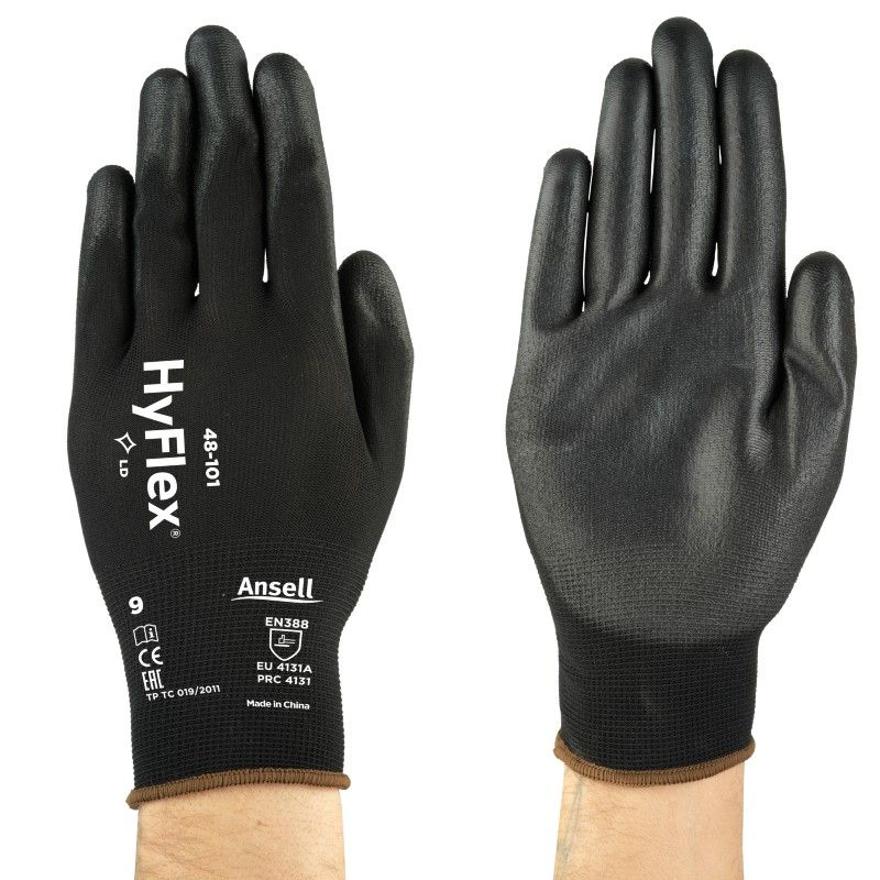 Ansell Sensilite Black PU Palm Coated Glove Pack of 12 | Shop Today. Get it Tomorrow! | takealot.com
