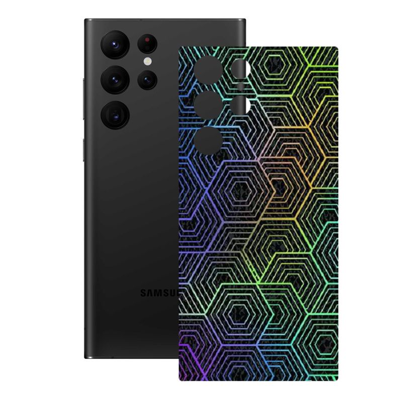 SIXTEEN10 3D Leather Textured Back Skin for Samsung Galaxy S22 Series ...