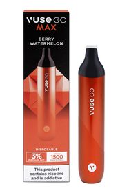 Vuse Go Max Berry Watermelon - 1500 Puffs Disposable 3% | Shop Today ...