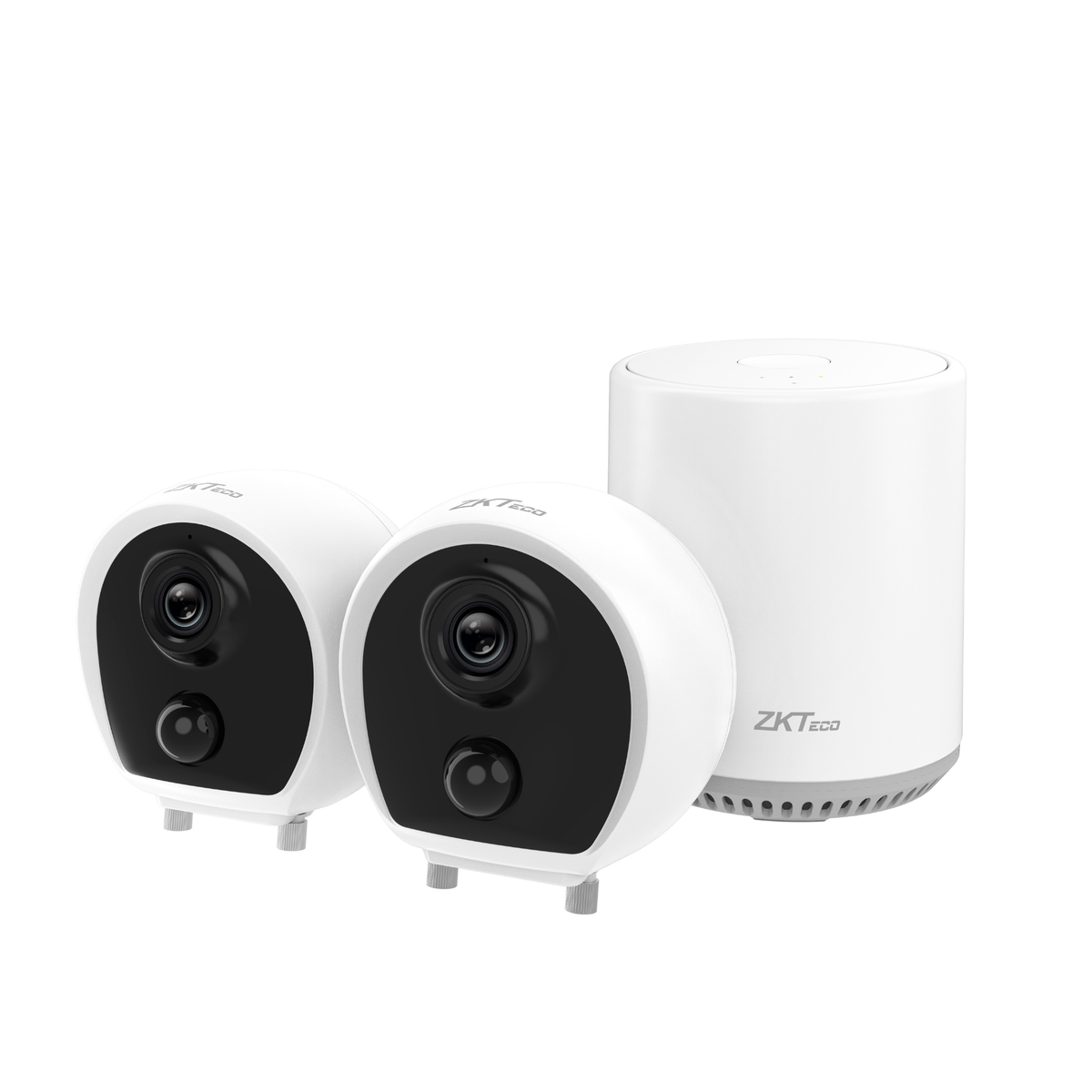 ZKTeco Wireless Battery Camera Kit - HD, Human Detection & Two-Way ...