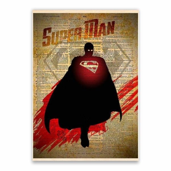 Superman Outline Poster - A1 | Shop Today. Get it Tomorrow! | takealot.com