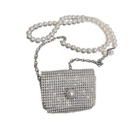 Mini Rhinestone Waist Bag Women Pearl Bag Crossbody Bag Vintage Pearl ...