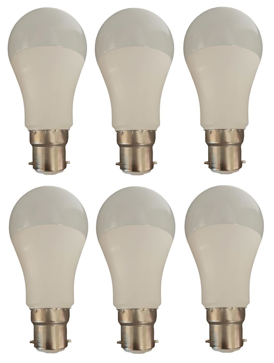 LED B22 7W Bulb With Day Night Sensor - 6 Pack Cool White | Shop Today ...