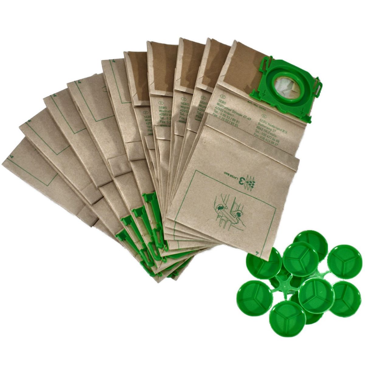 Sebo - Vacuum Cleaner Bags - Automatic X - Professional G - 370 - 470 ...