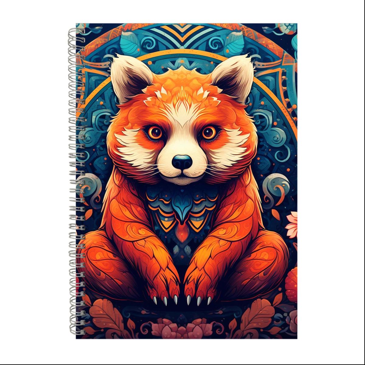 Psychedelic Red Panda 2 Gift Idea A4 Notepad 250 | Shop Today. Get it ...