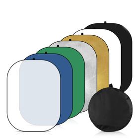120x90cm Light Reflectors for Photography, Portable 7 in 1 Collapsible ...