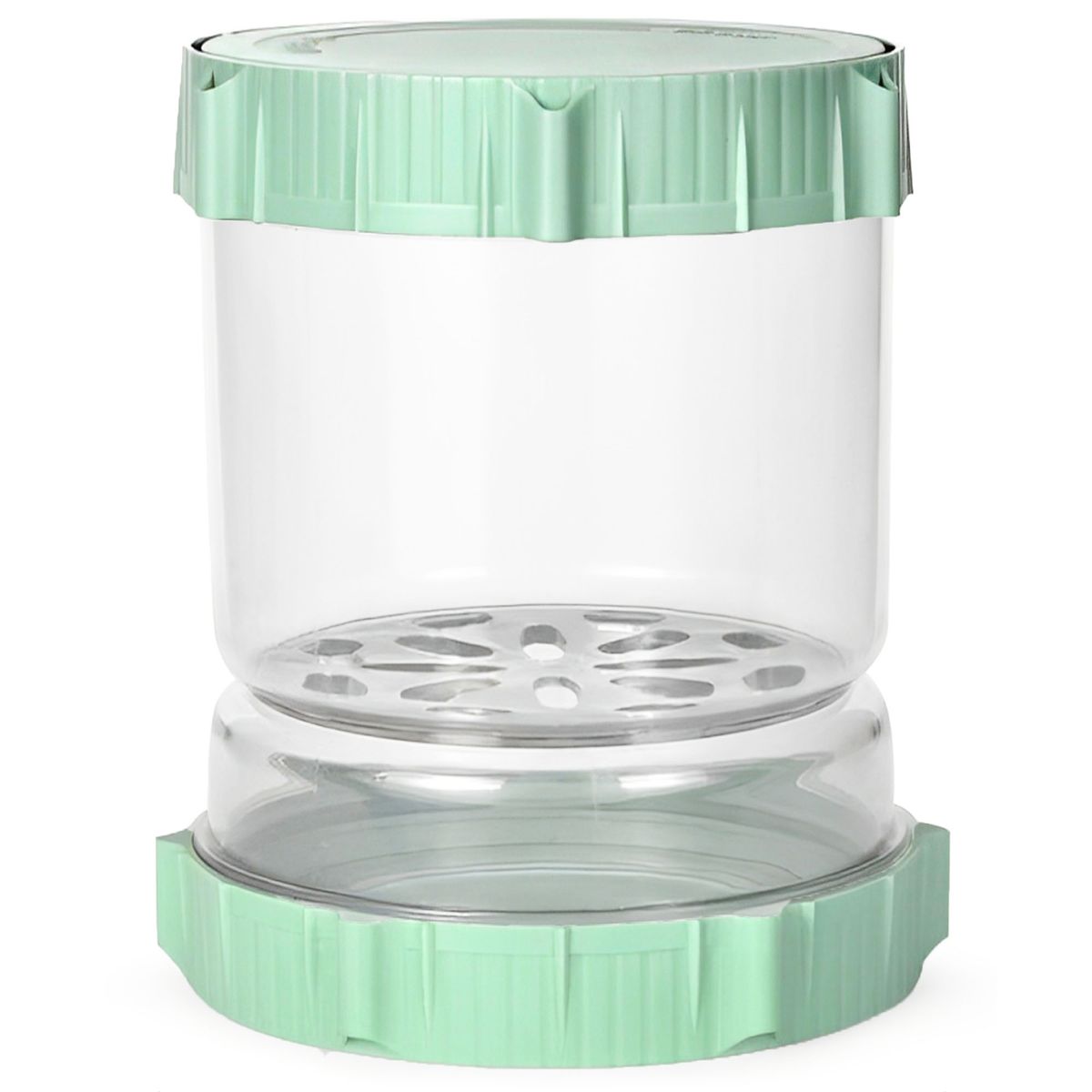 Pickle Jar with Strainer Flip,Olives Hourglass Jar, Hourglass Olive ...