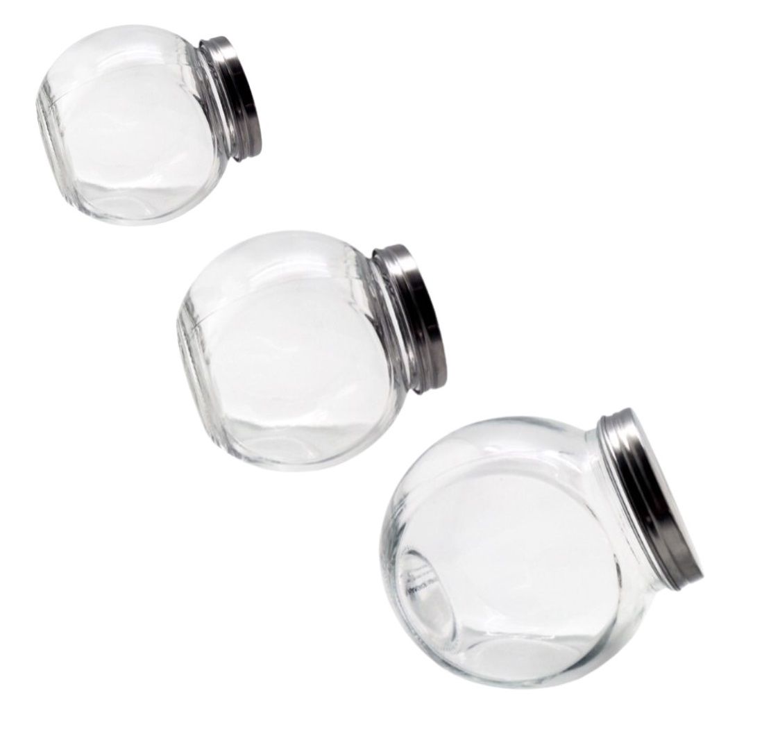 Slanted Food Storage Jar Set Of 3 | Shop Today. Get it Tomorrow ...