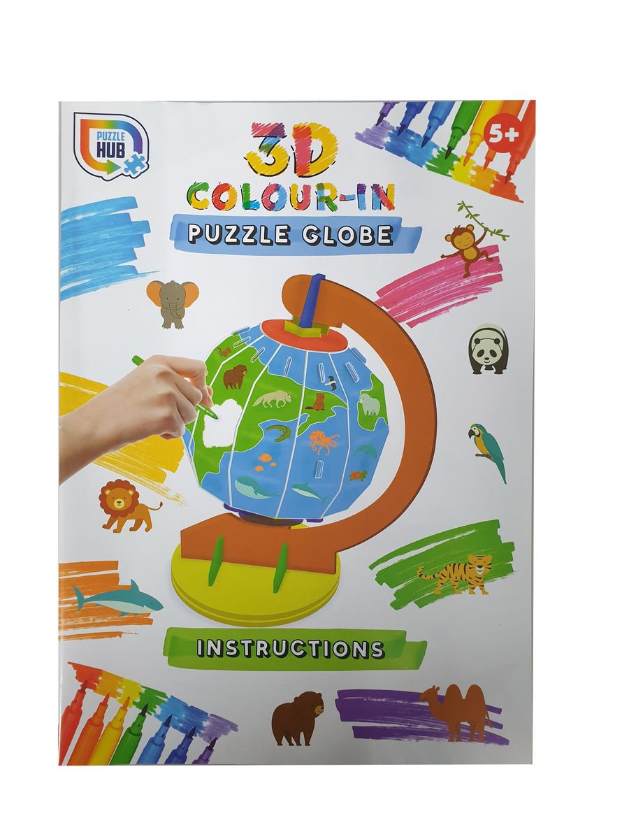 Grafix 3D Color In Puzzle -Globe | Shop Today. Get it Tomorrow ...