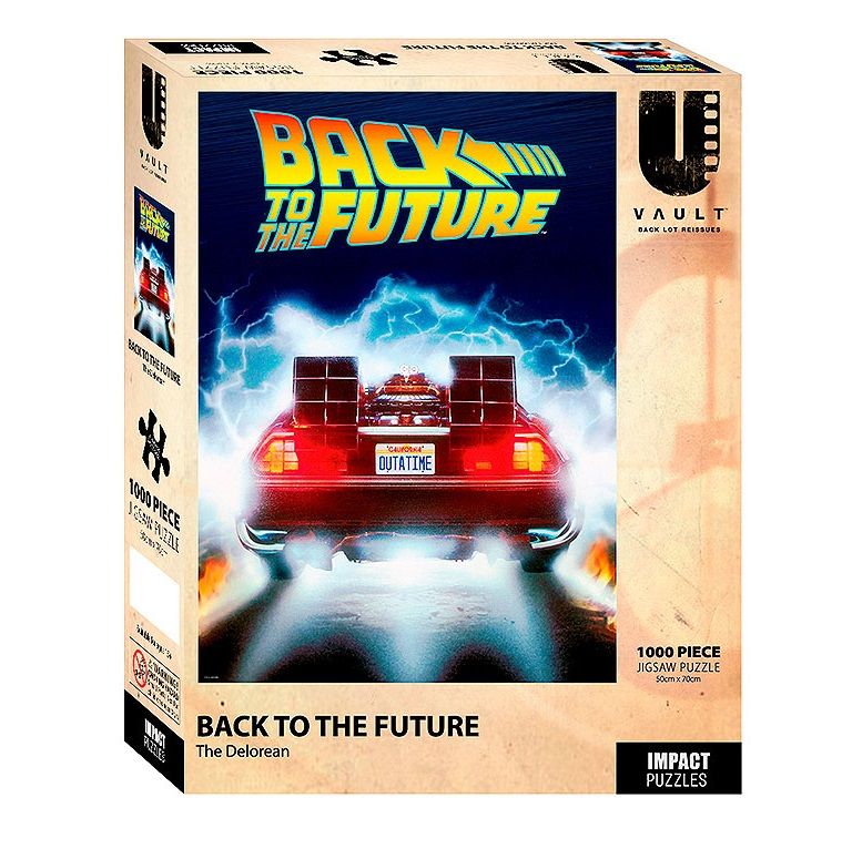 Back To The Future - The Delorean - 1000 Piece Jigsaw Puzzle | Shop ...