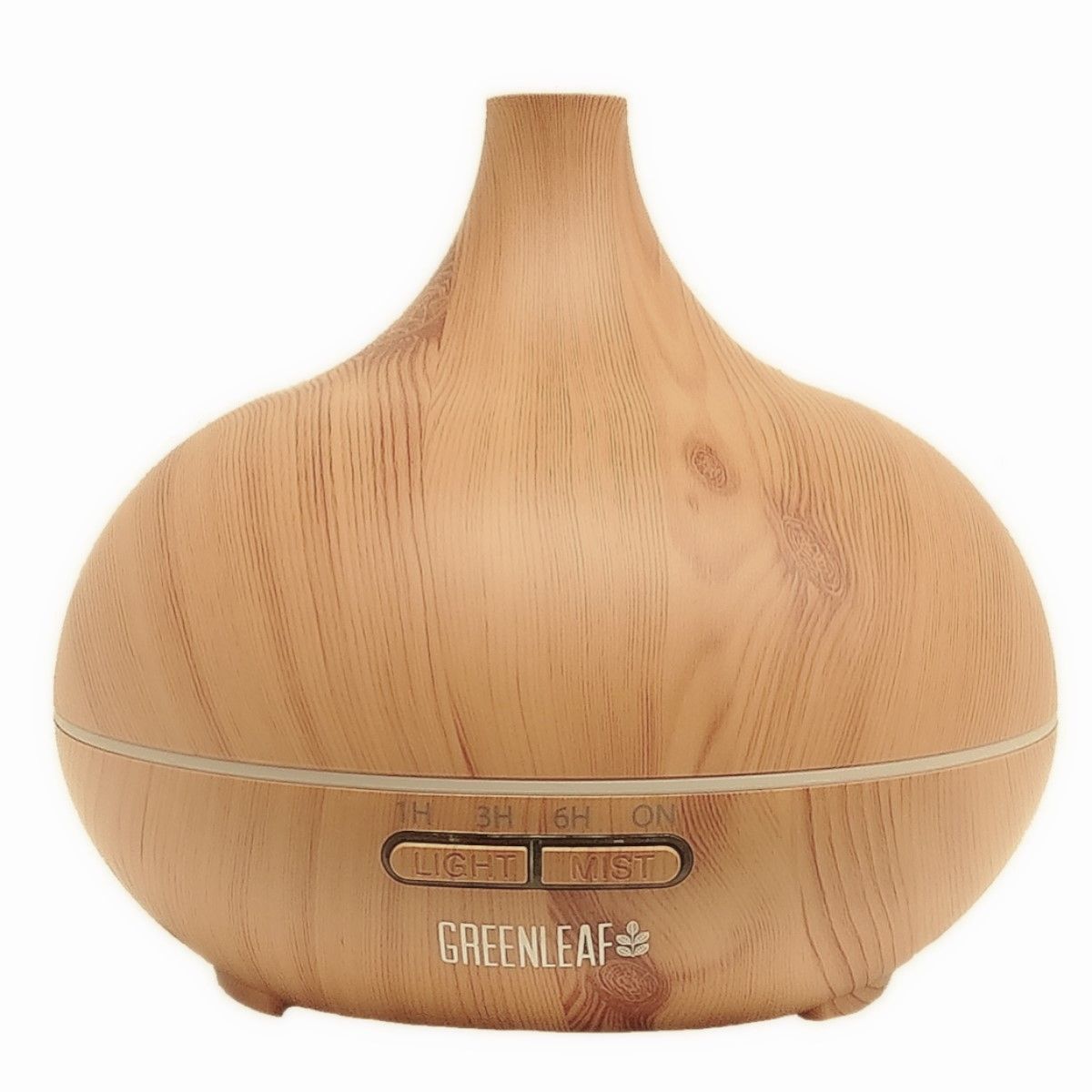 GreenLeaf Ultrasonic Essential Oil Diffuser & Humidifier - Light Grain ...