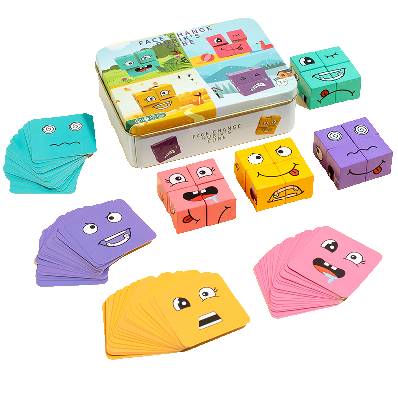 Cube Face Changing Building Blocks Board Game,Multiplayer Interactive ...