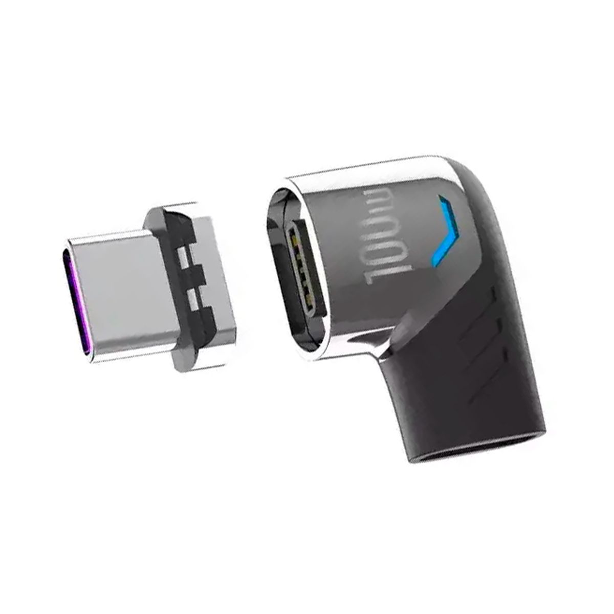 Magnetic Adapters Type C to Type C Mini Thin USB 3.1 Adapter 100W ...