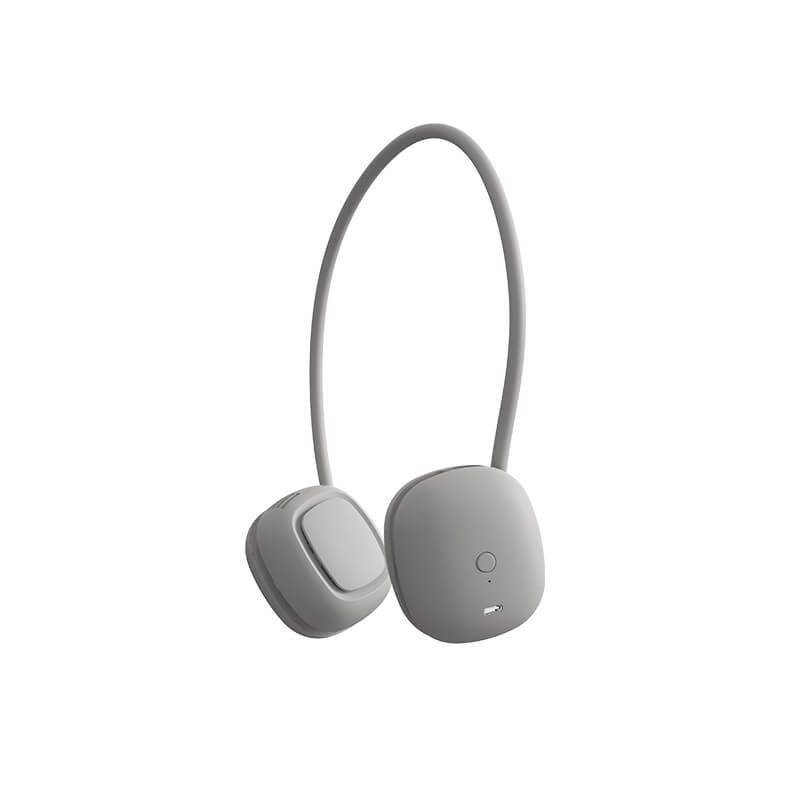 Portable Headphones Electric Neck Fan - Grey | Shop Today. Get it ...