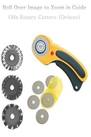Roll Over Image to Zoom in Guide: Olfa Rotary Cutters (Deluxe) | Buy ...