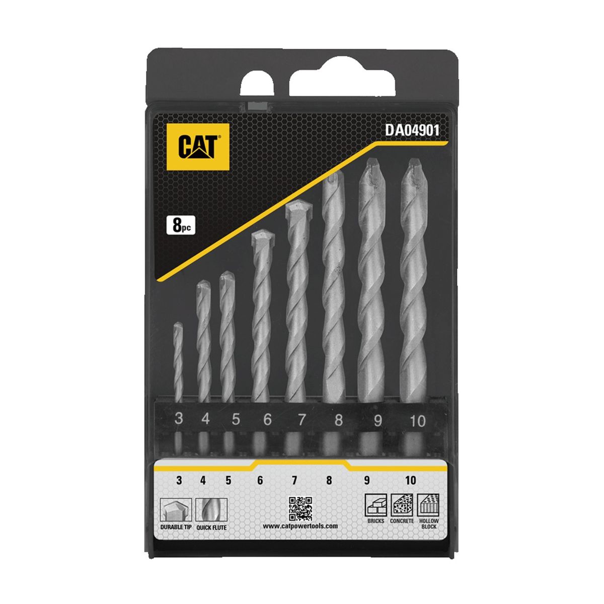 CAT Hard Surface Masonry Drill 8 Piece | Shop Today. Get it Tomorrow ...