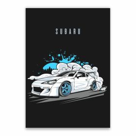 Subaru Cartoon Poster - A1 | Shop Today. Get it Tomorrow! | takealot.com