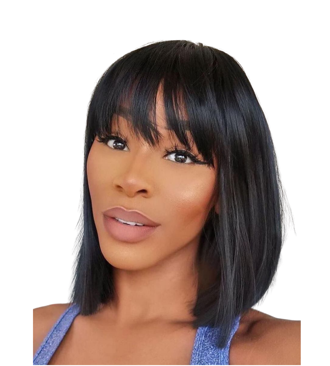 Brazilian Fringe Bob 100% Human Hair Wig 10" | Shop Today. Get it ...