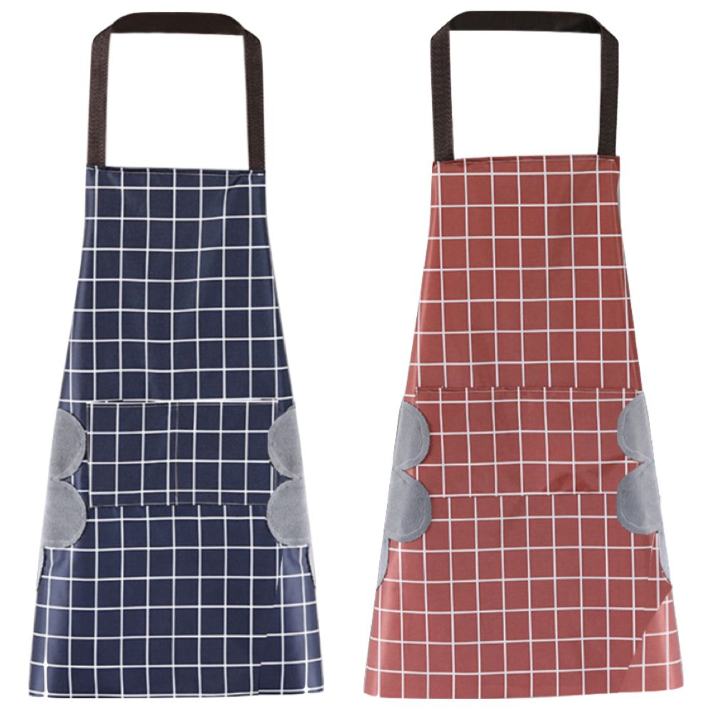 Kitchen Adjustable Water Resistant Apron With Waist Hand Wipers Set Of ...