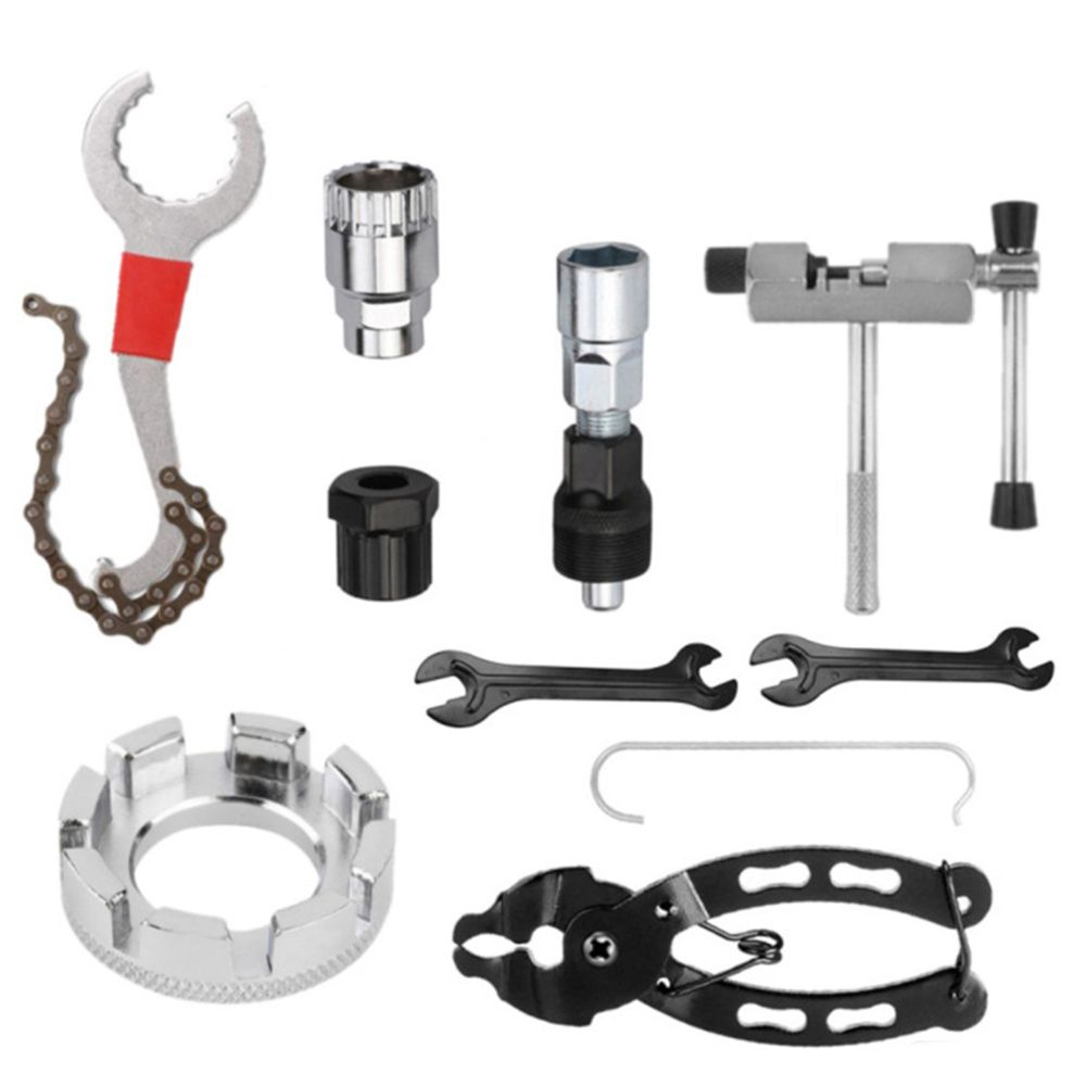 Bicycle Repair Tool Kits Removal Chain Breaker Bracket Extractor Sets 9 ...