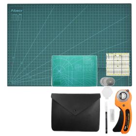 Rotary Cutter Tool Set 45mm with Cutting Mat & A2 | Shop Today. Get it ...