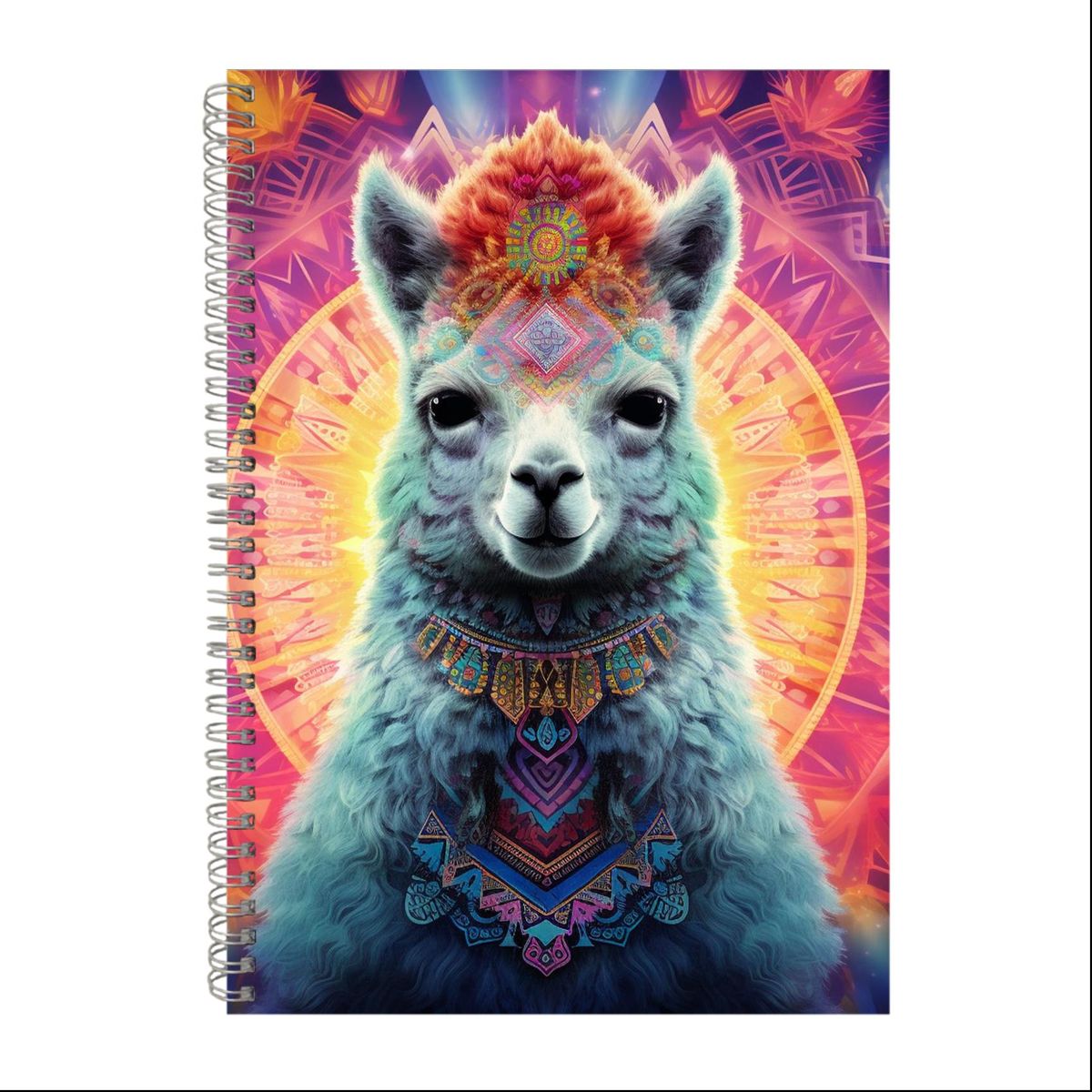 Psychedelic Alpaca 1 Gift Idea A4 Notepad 246 | Shop Today. Get it ...