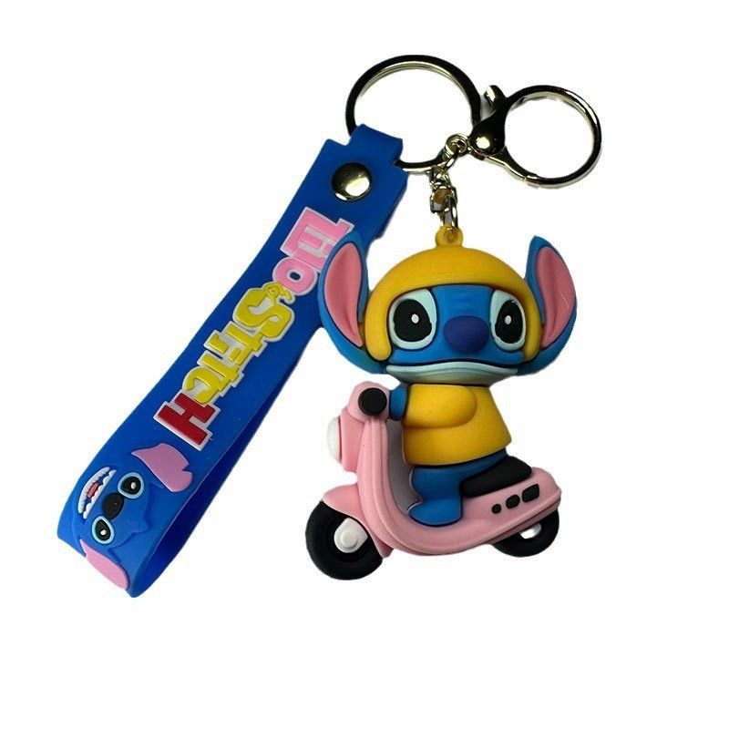 Fun Stitch - Pink Electric Car Keychain Car Accessories Quality | Shop ...