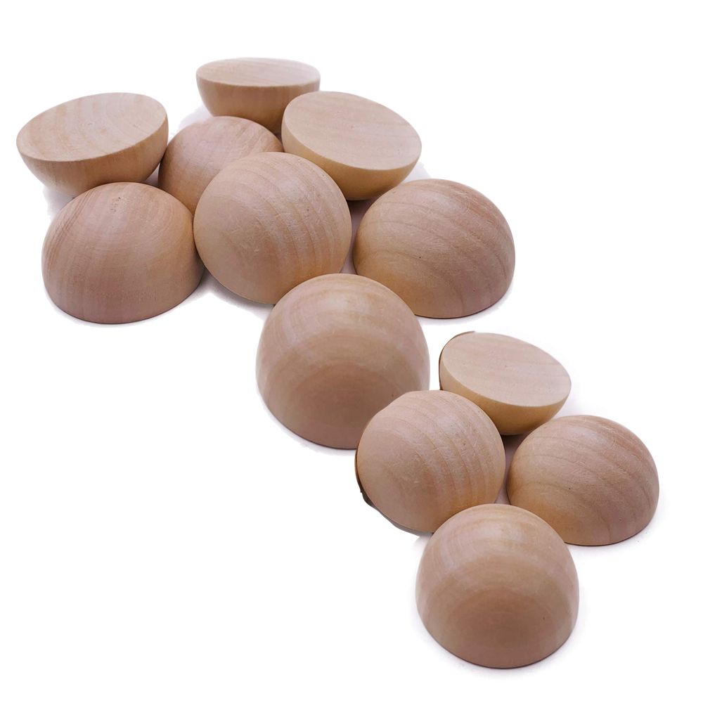 Craft Unfinished Split Wooden Balls 12 Pcs | Shop Today. Get it ...