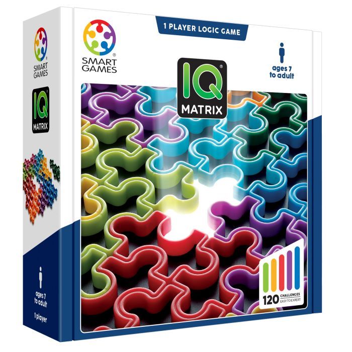 Smart Games IQ Matrix Logic 120 Challenge Puzzle Game for ages 7 ...