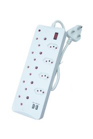 9 Ways Power Multi-Plug With 2 USB Ports Max 4000W - CM-2109 | Shop ...