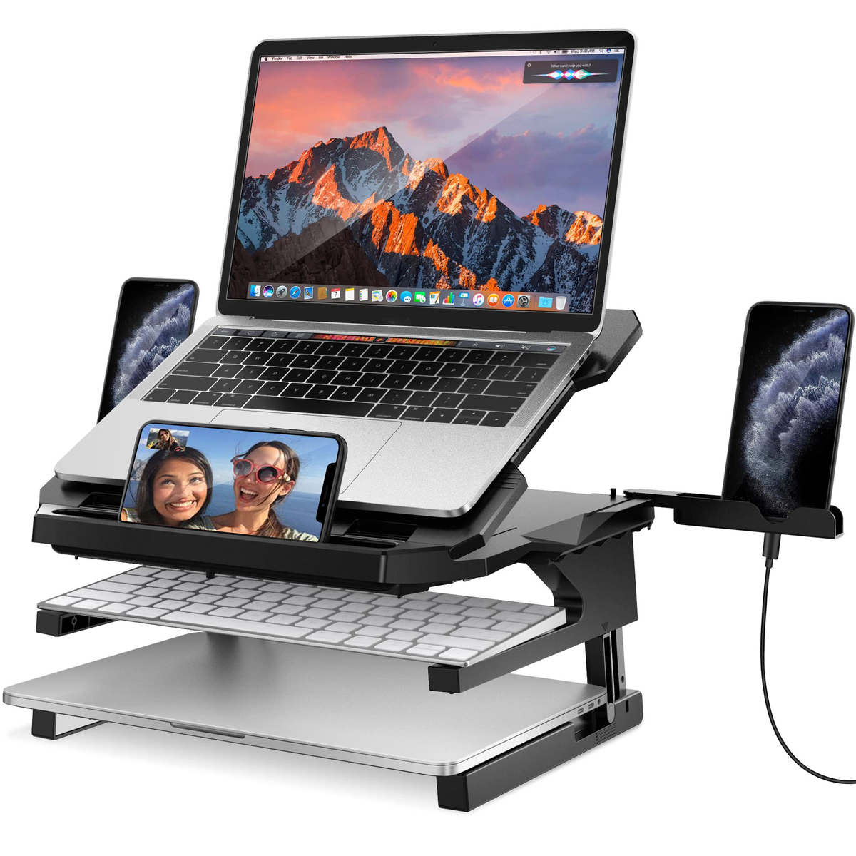 Ergonomic Laptop Stand/Tablet Stand Portable Laptop Riser Rotatable ...