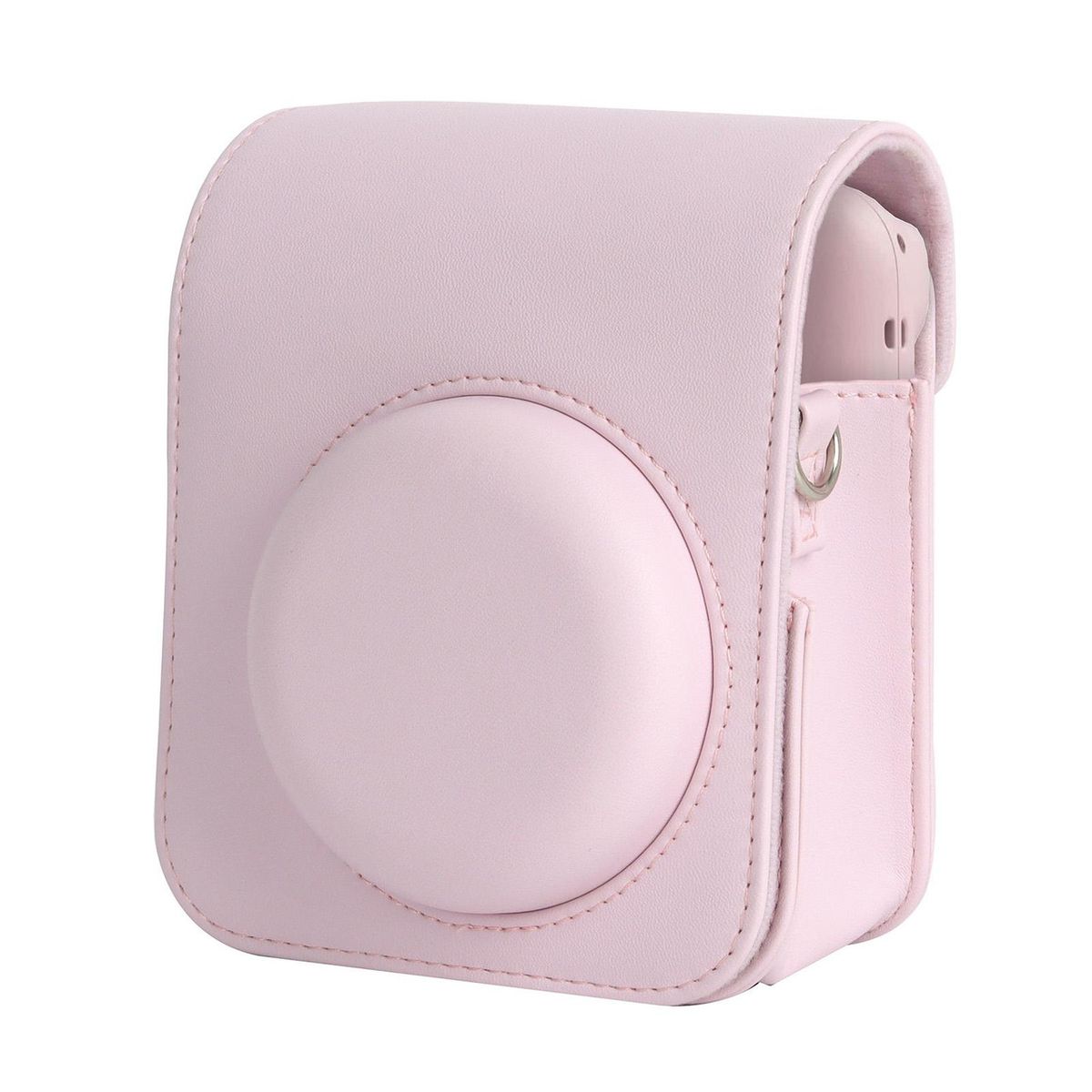 Retro PU Leather Case & Strap for FUJIFILM Instax Mini 12 (Pink) | Shop ...