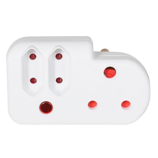 Direct Plug Adaptor 1X16A/2X5A with Surge | Shop Today. Get it Tomorrow ...