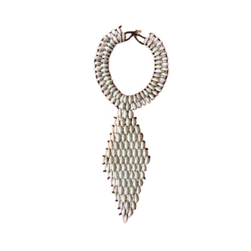 Authentic African Cowrie Shell Necklace - Handmade Jewelry from Ghana ...