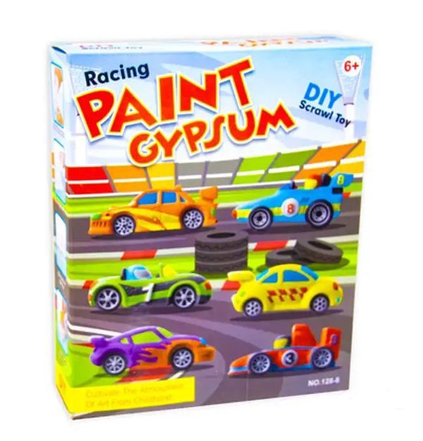 Mould & Paint Racing Cars Plaster Cast Arts & Crafts Paint Kit Gift ...