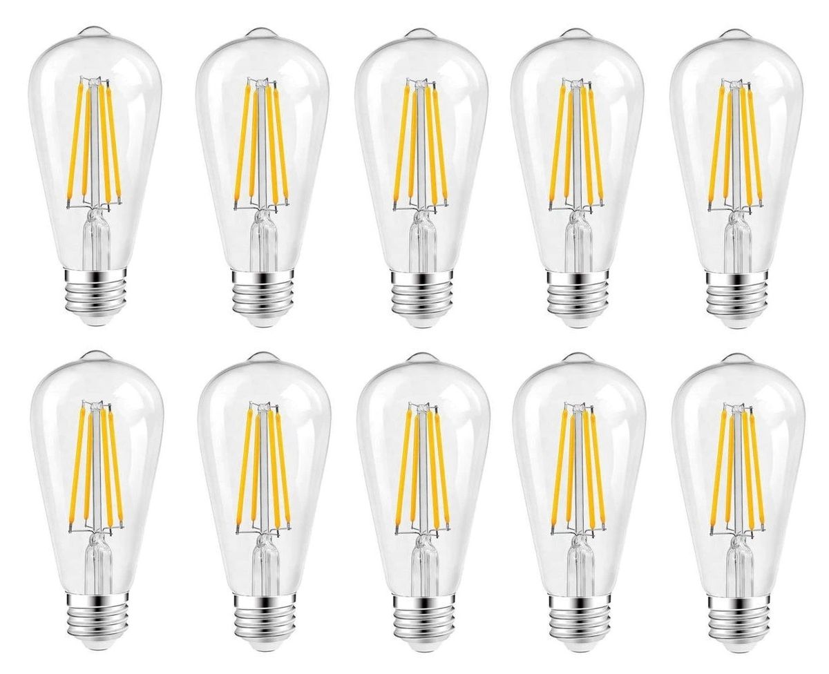 E27 LED Filament Bulb ST64 4W - 10 Pack | Shop Today. Get it Tomorrow ...
