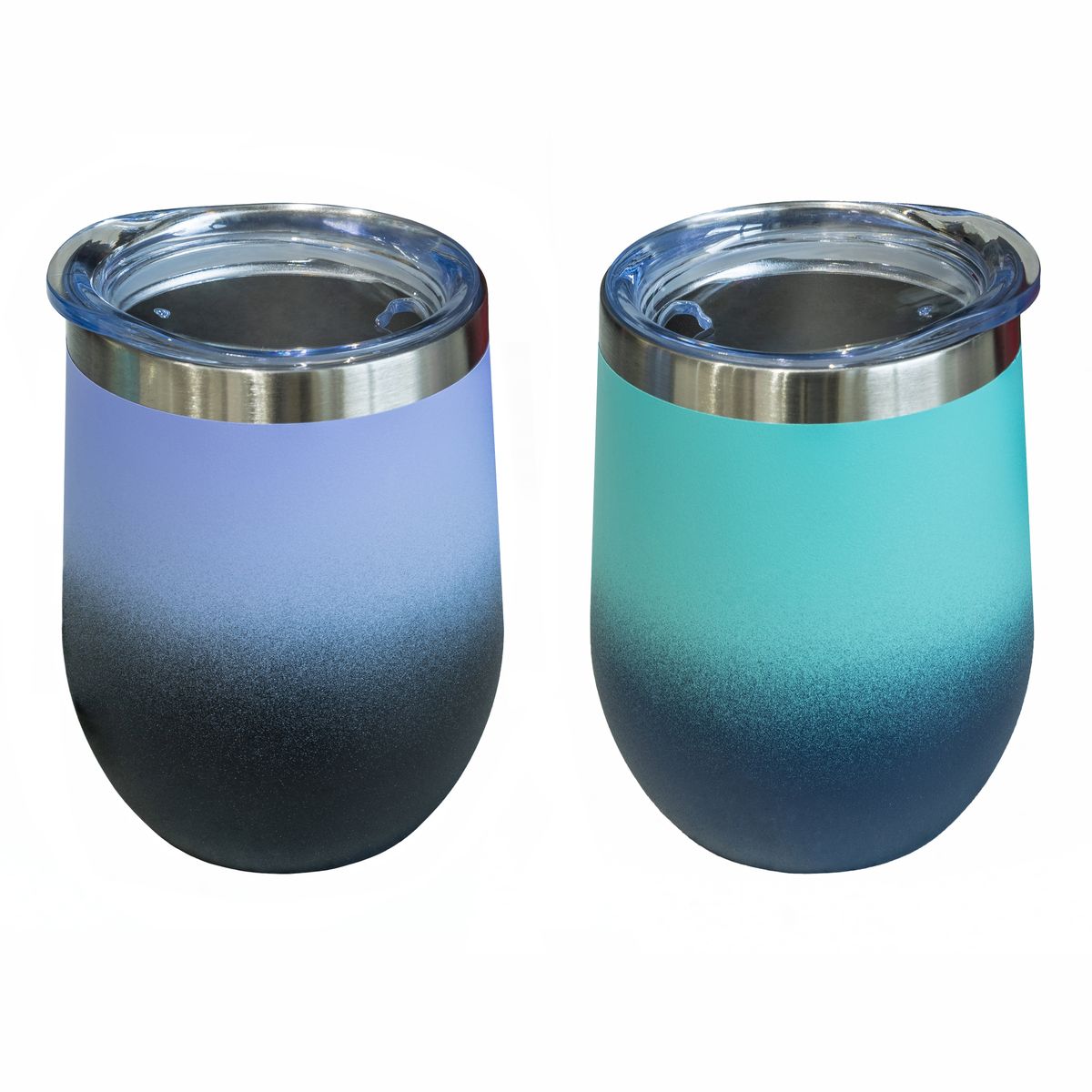 GLACIER - 350ml Stainless Steel Double Wall Mugs - Pastel Palette (Set ...