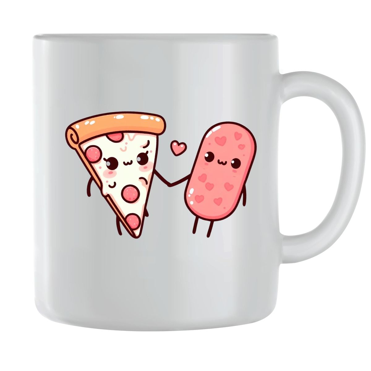 Pizza Coffee Mugs for Men Women Matching Couples Graphic Cups Present ...