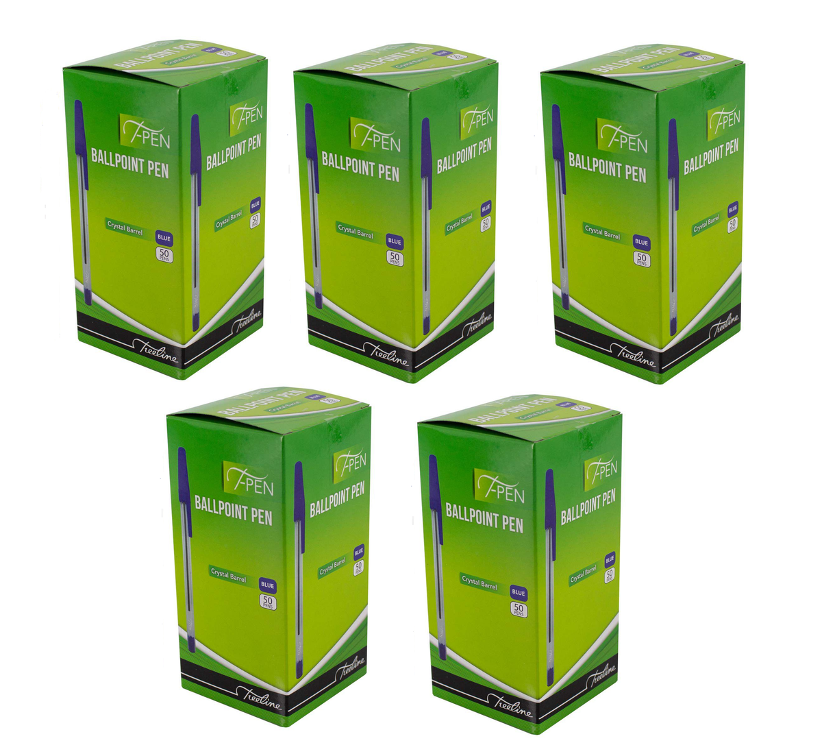 Treeline T Pens Blue - Pack of 5 Boxes | Shop Today. Get it Tomorrow ...