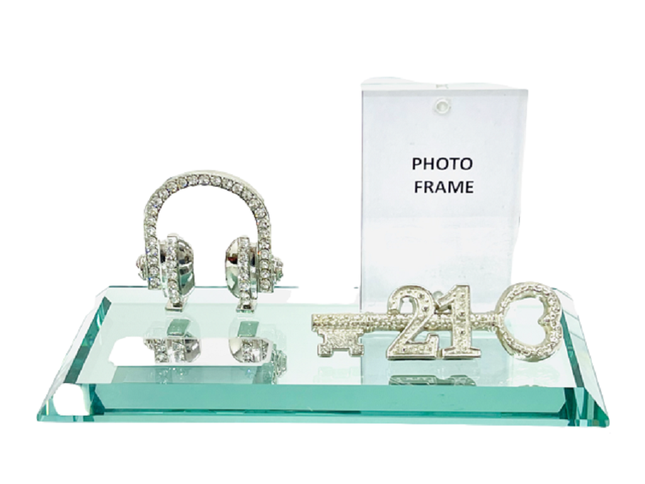 21st Key Headphones with Diamante on Mirrorbase - Silver | Buy Online ...