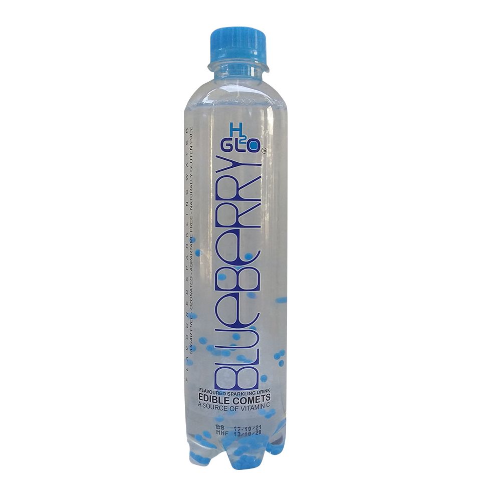 H2GLO - Sugar Free Flavoured Water -Blueberry - 6 x 500ml Plastic ...