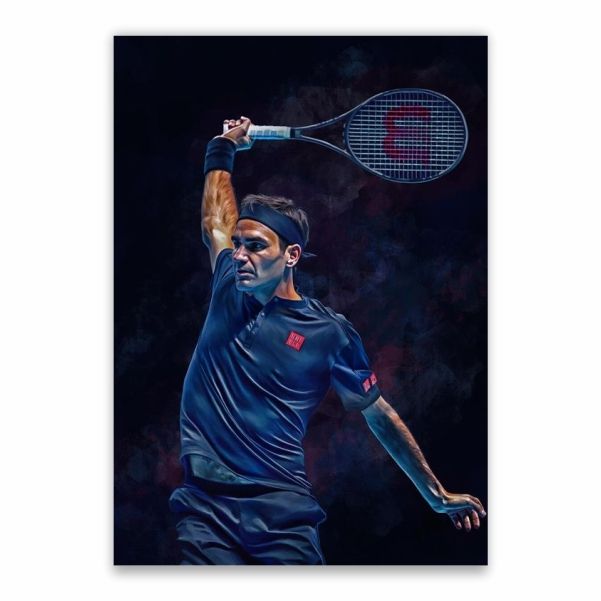 Roger Federer Shot Poster - A1 | Shop Today. Get it Tomorrow ...