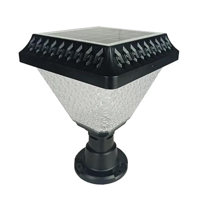 Solar LED Main Gate Light - RGB Multicolor Outdoor Pillar & Wall Lamp ...