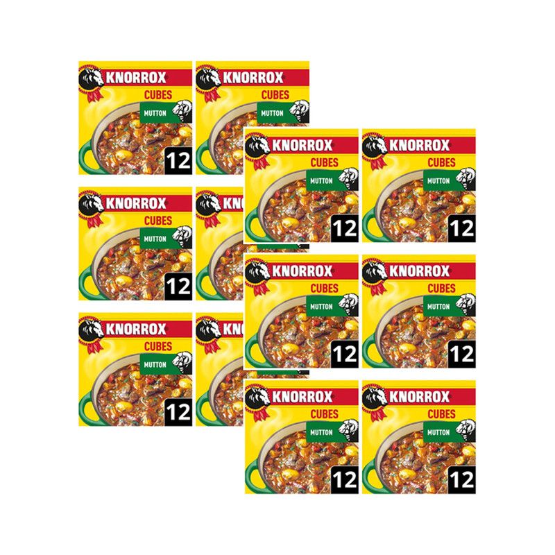 Knorrox Mutton Stock Cubes - 12 x 120g (12 Individual Boxes) | Shop ... Knorrox Mutton Stock Cubes - 12 x 120g (12 Individual Boxes) | Shop ...